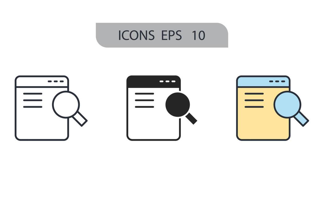 Website Search Icon Vector Art, Icons, and Graphics for Free Download
