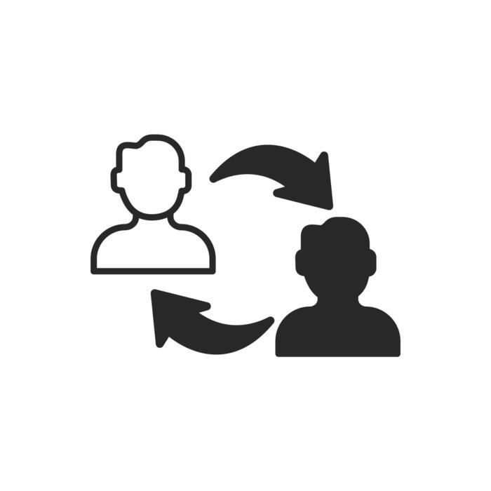 Two Way Communication Vector Art, Icons, and Graphics for Free Download