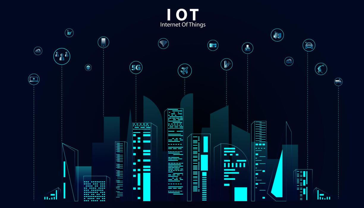 Iot Logo Technology Vector Art Icons And Graphics For Free Download