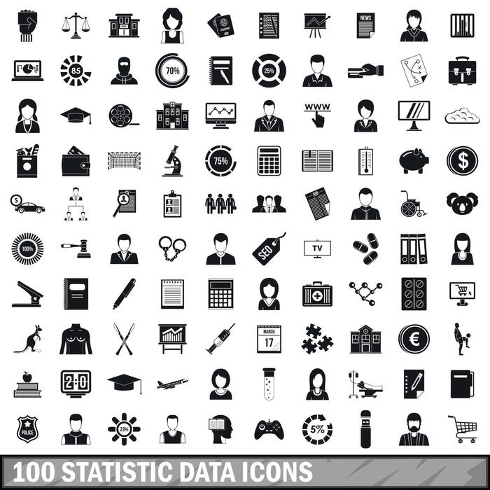 Data Icon Set Vector Art, Icons, and Graphics for Free Download