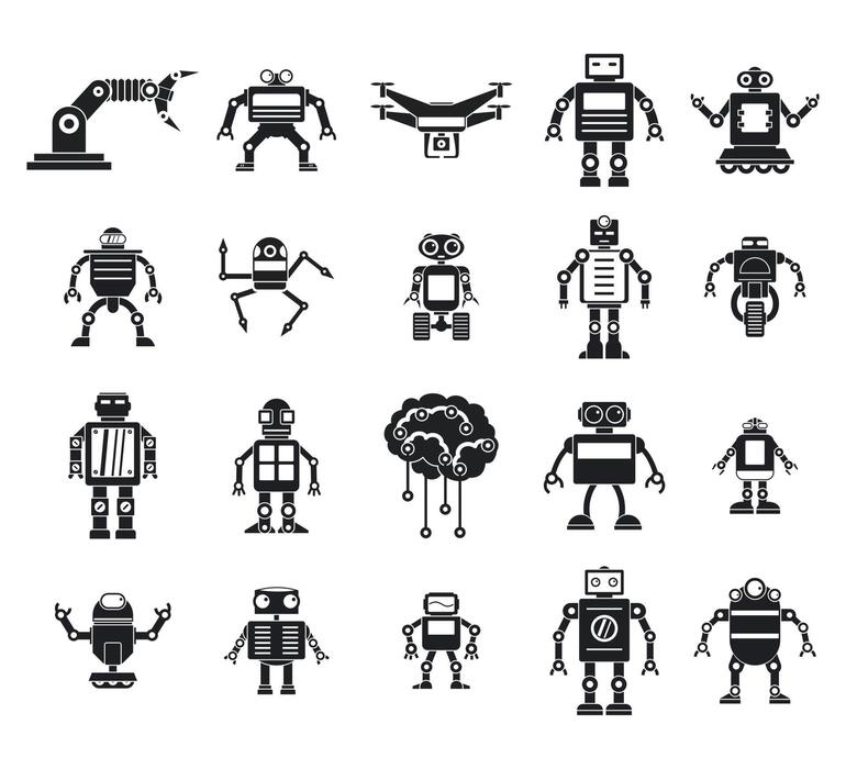 Robot Icon Vector Art, Icons, and Graphics for Free Download