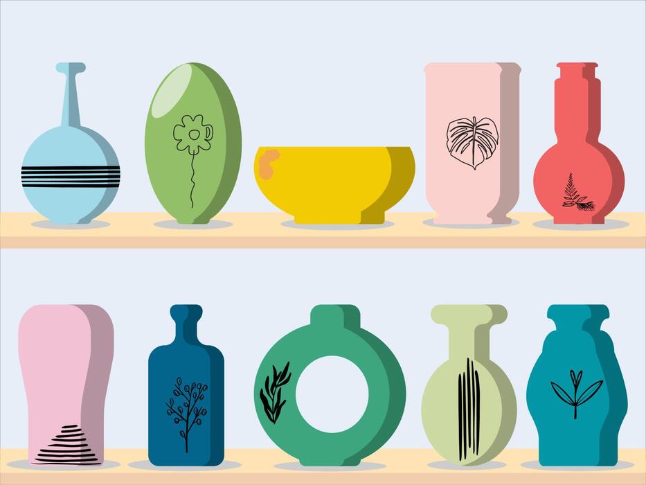 Vase Vector Art, Icons, and Graphics for Free Download