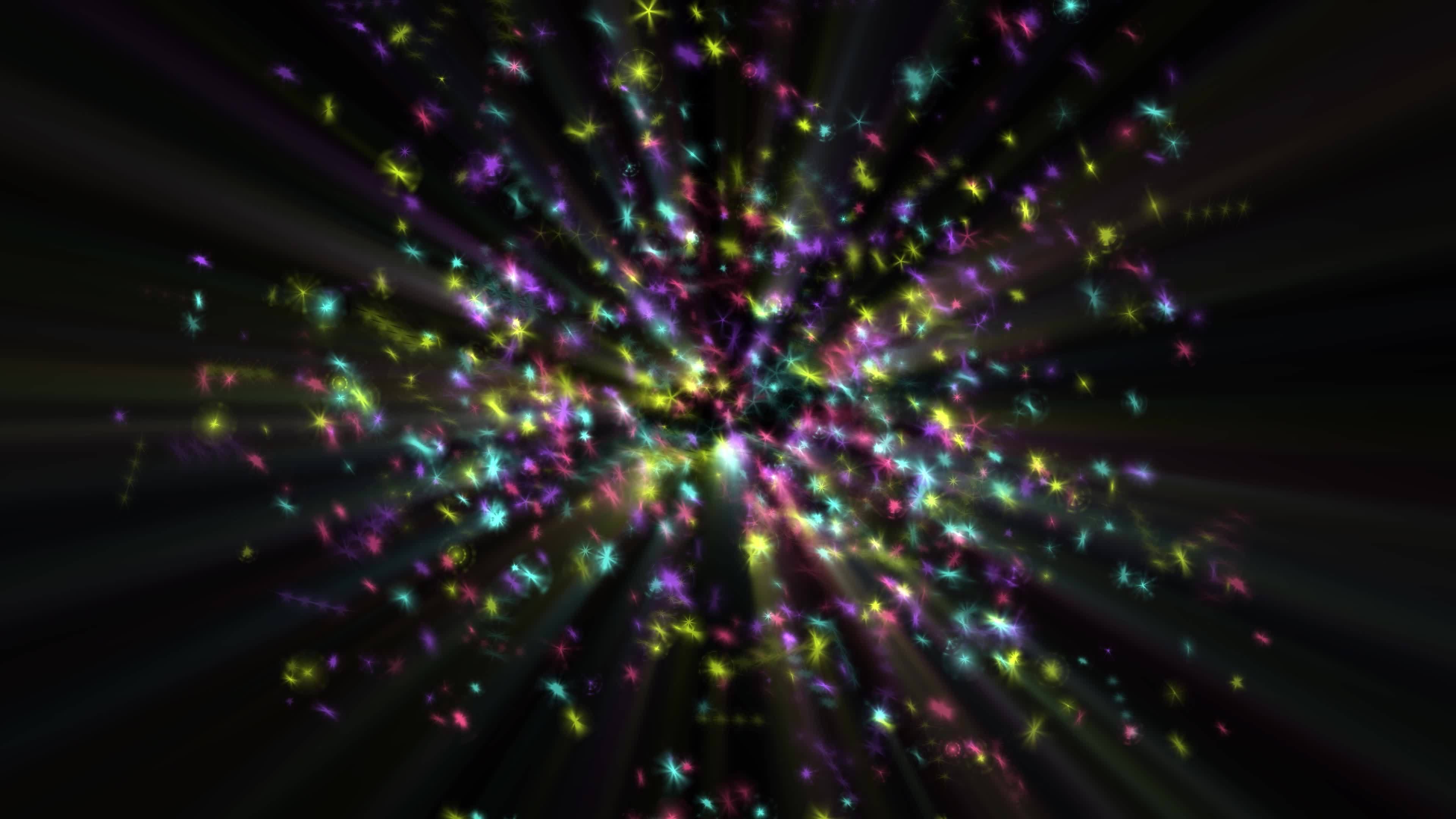 Fast particle explosion effect in dark background 8617248 Stock Video at Vecteezy