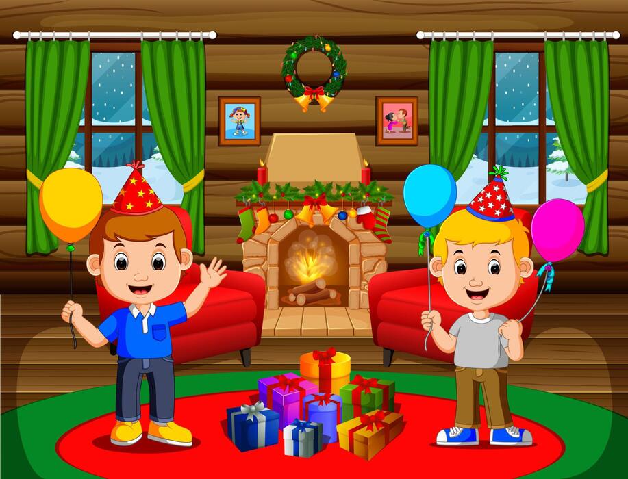 Christmas Kids Vector Art, Icons, and Graphics for Free Download