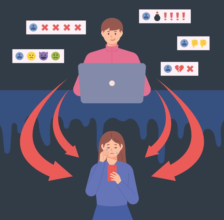 Cyberbullying Awareness Vector Art, Icons, and Graphics for Free Download
