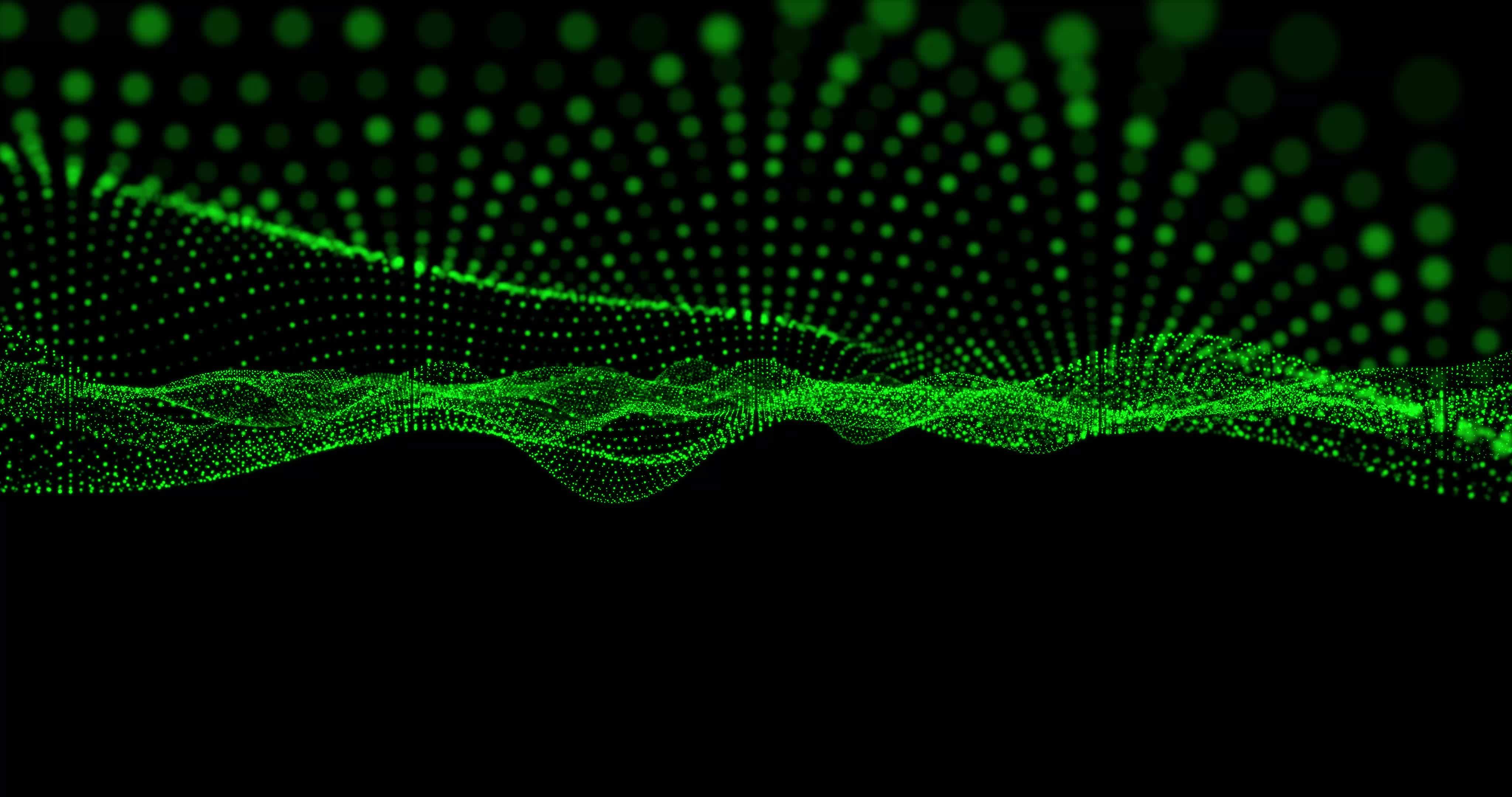 Abstract Digital Particle Wave Loop Animation Background 4k Resolution 8704534 Stock Video At