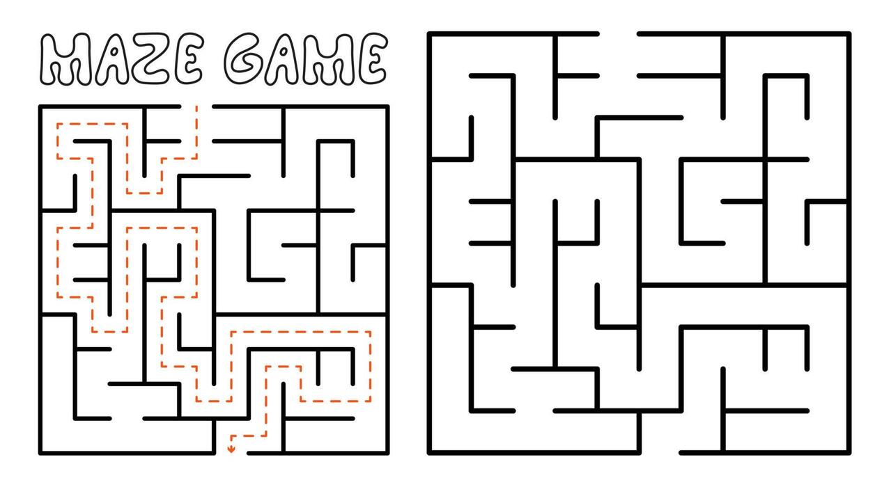 Page 2 | Maze Game Template Vector Art, Icons, and Graphics for Free ...