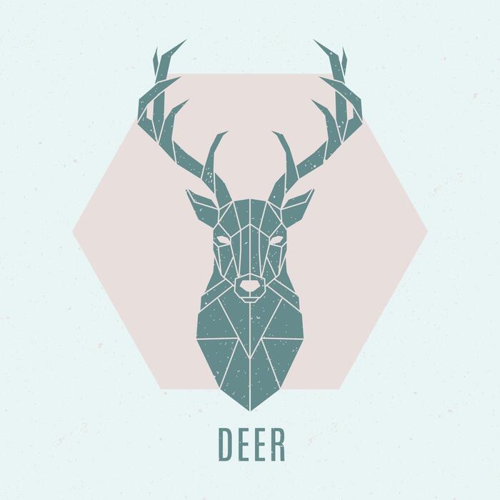Geometric Deer Vector Art, Icons, and Graphics for Free Download