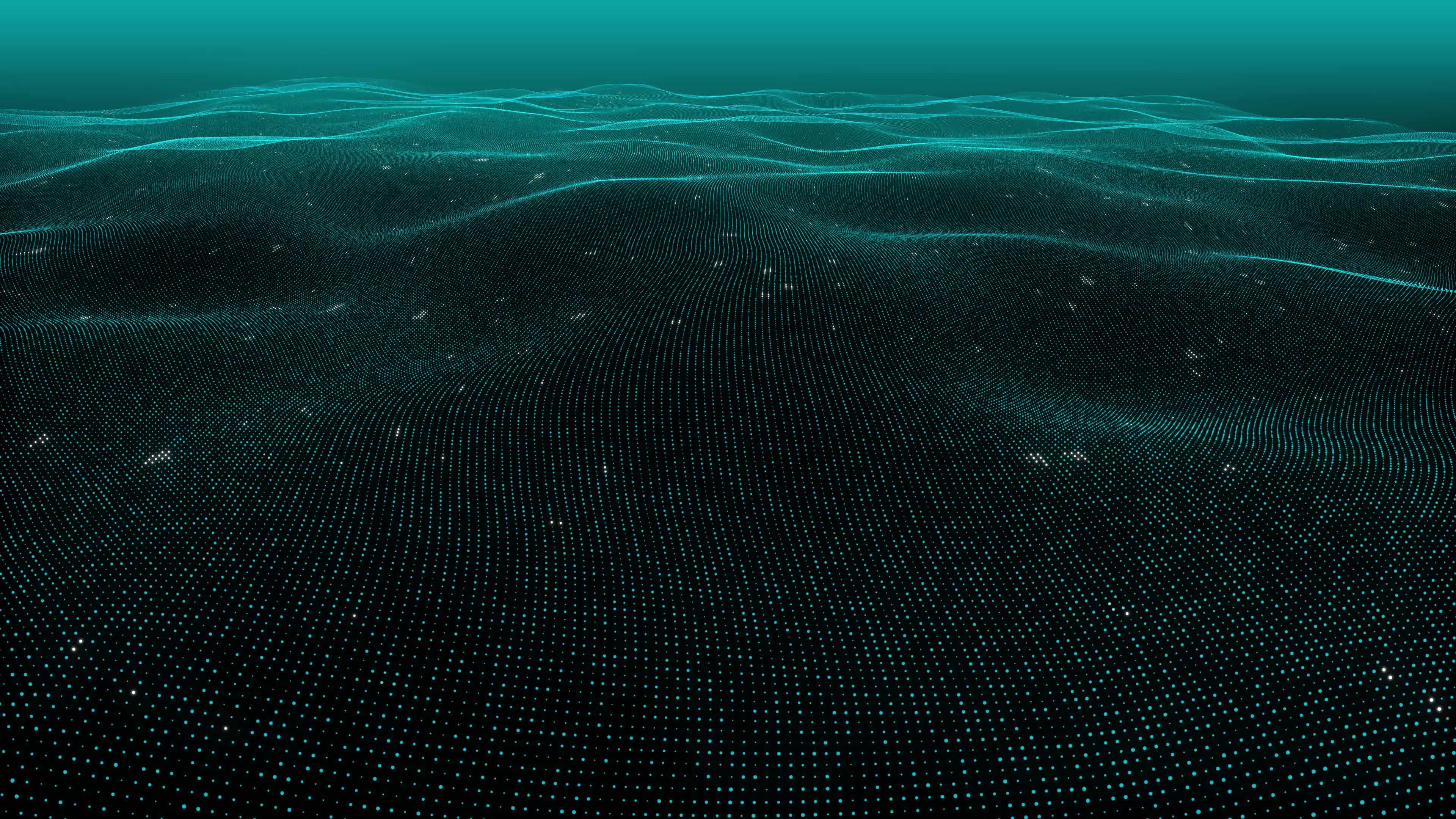 Neural Network Ai Technology Cloud Computing Bits Internet 5g Blue Background Information Back