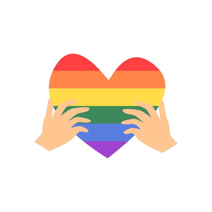 Lgbtq Heart Vector Art, Icons, and Graphics for Free Download