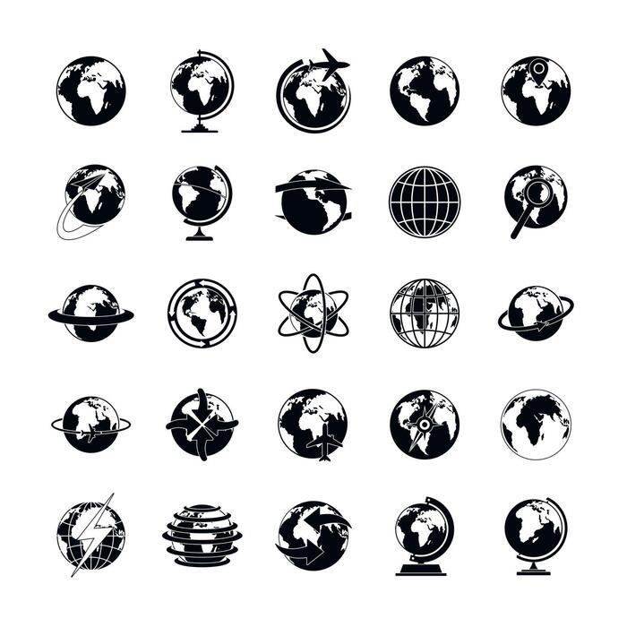 Simple Globe Vector Art, Icons, and Graphics for Free Download