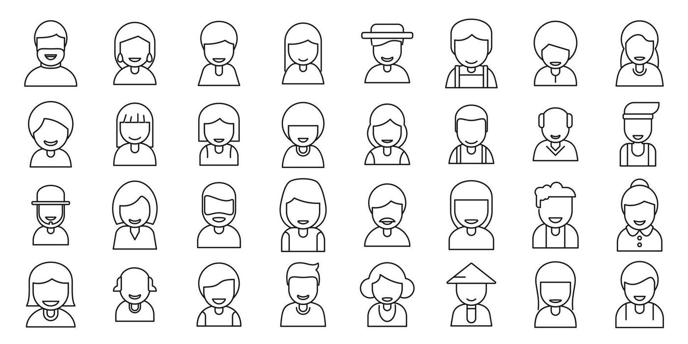 Smiling People Vector Art, Icons, and Graphics for Free Download
