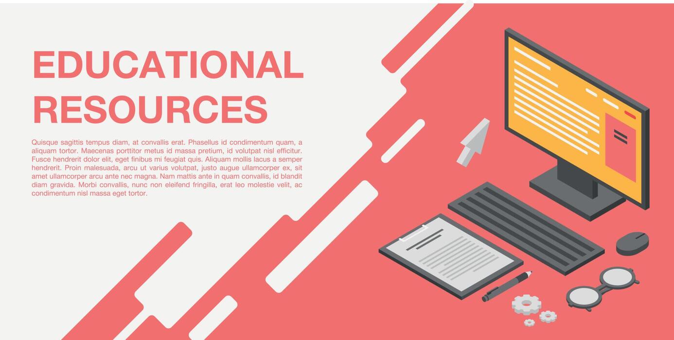 Educational Resources Vector Art, Icons, and Graphics for Free Download
