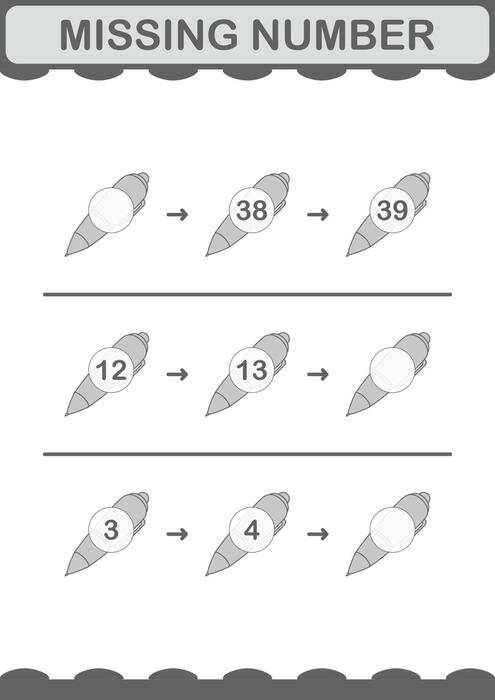Page 2 | Write The Missing Number Vector Art, Icons, and Graphics for ...