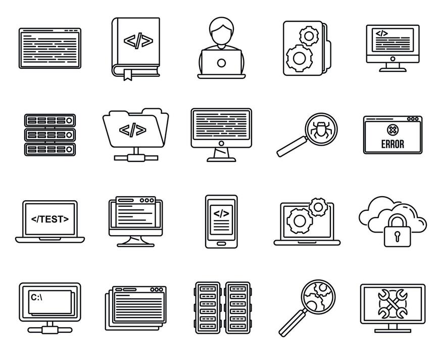 Software Testing Icon Vector Art Icons And Graphics For Free Download