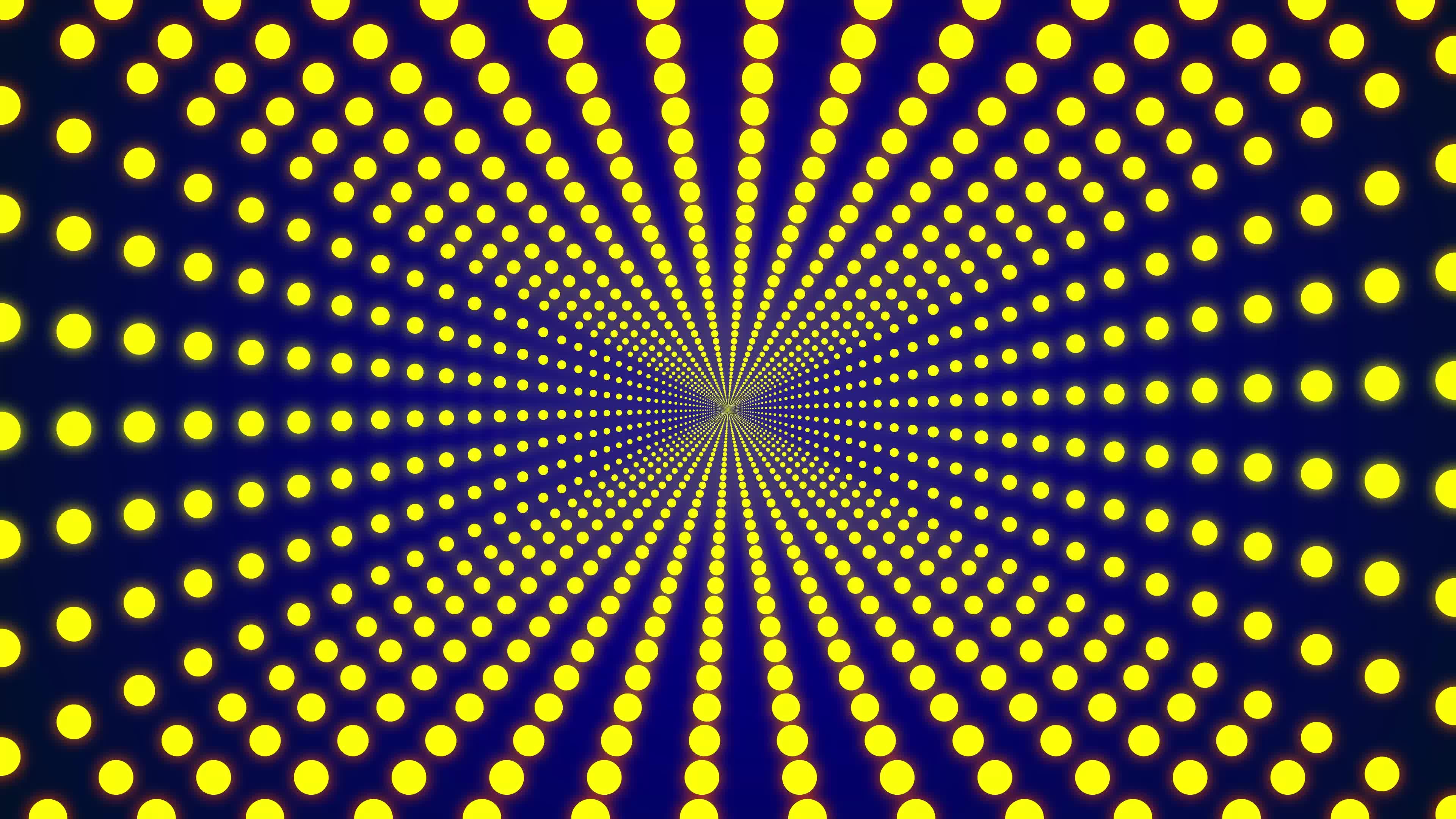 Abstract Circle Dots Animated Background Loop Multicolor Dot Looping 3d Seamless Animation 4k