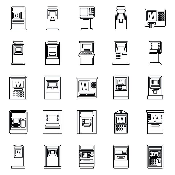 Atm Icon Vector Art, Icons, and Graphics for Free Download