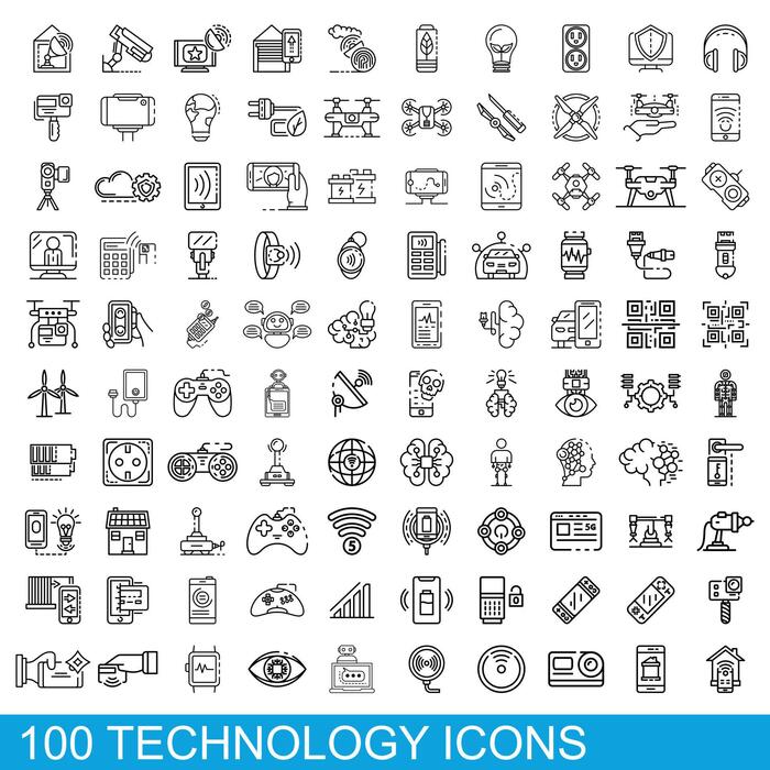 Technology Icons Vector Art, Icons, and Graphics for Free Download