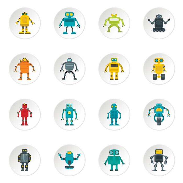 Robot Icon Vector Art, Icons, and Graphics for Free Download