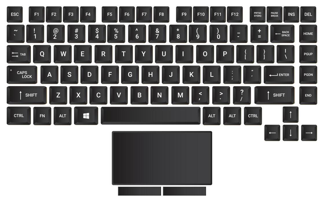 Laptop Keyboard Vector Art, Icons, and Graphics for Free Download