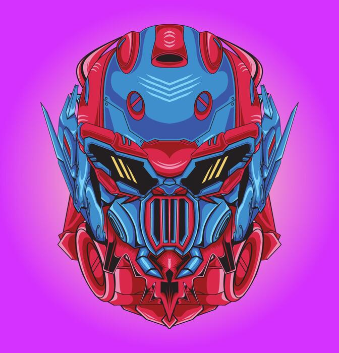 Robot Face Vector Art, Icons, and Graphics for Free Download