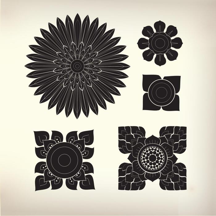 Rustic Flower Vector Art, Icons, and Graphics for Free Download