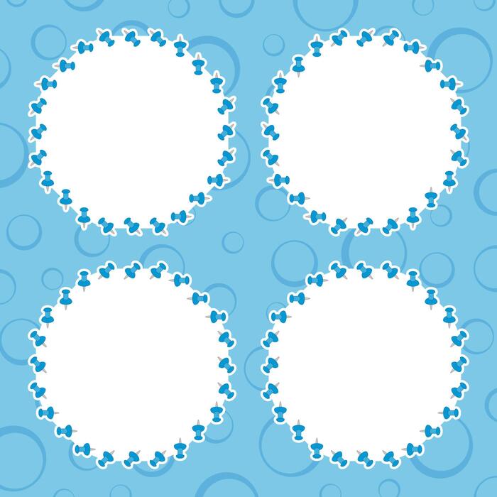 Blue Circle Frame Vector Art, Icons, and Graphics for Free Download