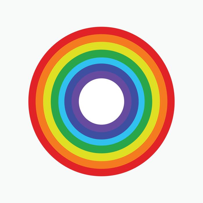 Rainbow Circle Vector Art, Icons, and Graphics for Free Download