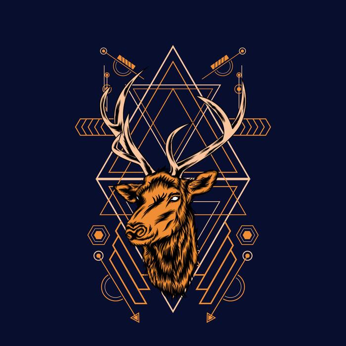Geometric Deer Vector Art, Icons, and Graphics for Free Download