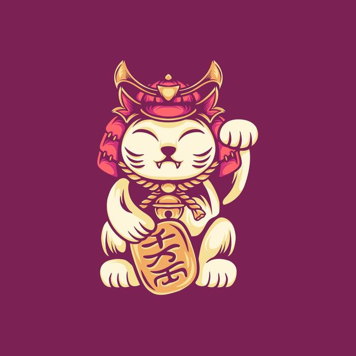 Chinese Lucky Cat Vector Art, Icons, and Graphics for Free Download