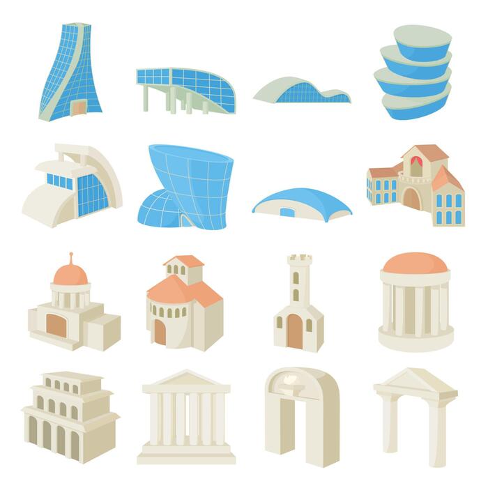 Architecture Symbols Vector Art, Icons, and Graphics for Free Download