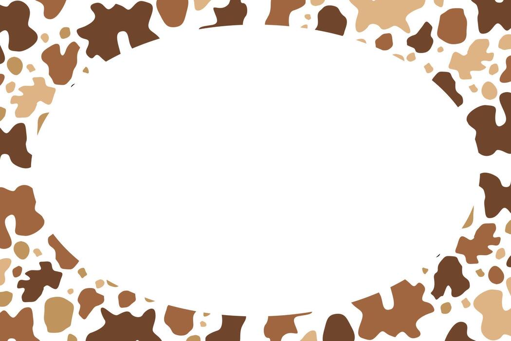 Cow Print Border Vector Art, Icons, and Graphics for Free Download