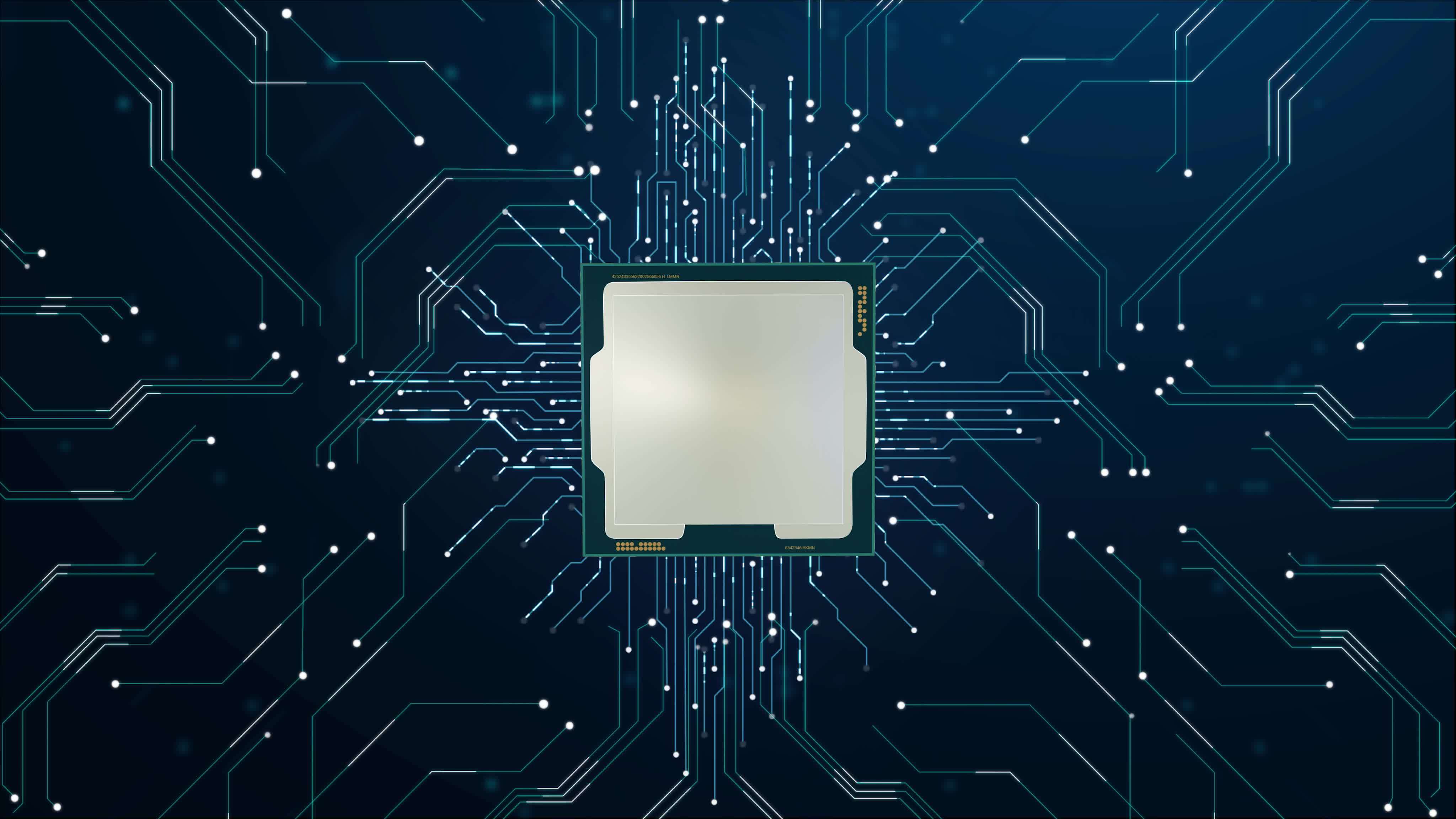 Circuit Data Neural Network Ai Technology Cloud Computing Bits Internet 5g Blue Background