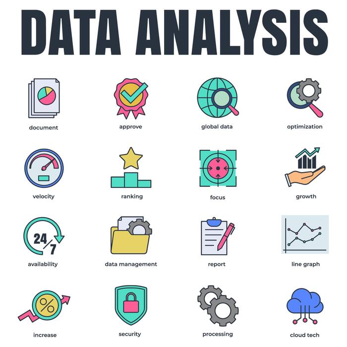 Data Analysis Logo Vector Art, Icons, and Graphics for Free Download
