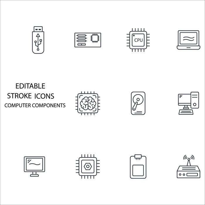 Computer Icon Pack Vector Art, Icons, and Graphics for Free Download