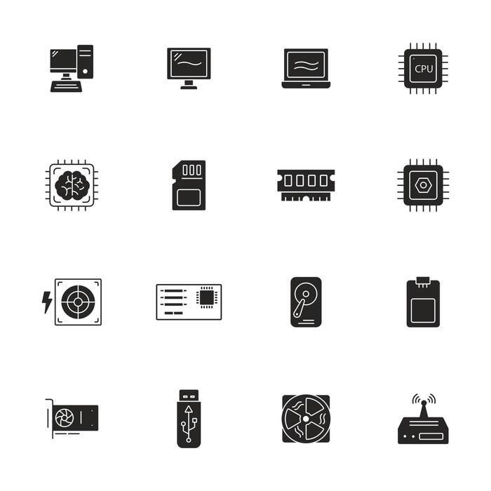 Computer Components Vector Art, Icons, and Graphics for Free Download