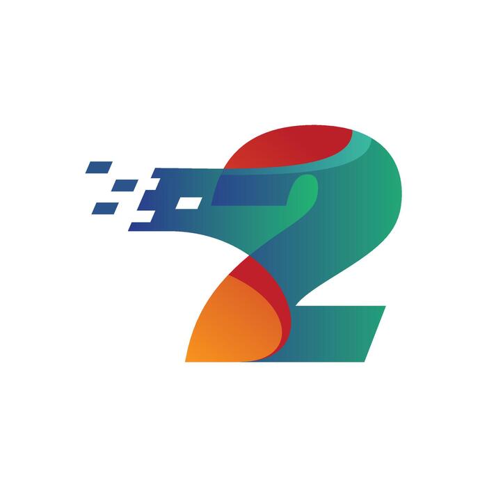 Number 2 Logo Vector Art, Icons, and Graphics for Free Download