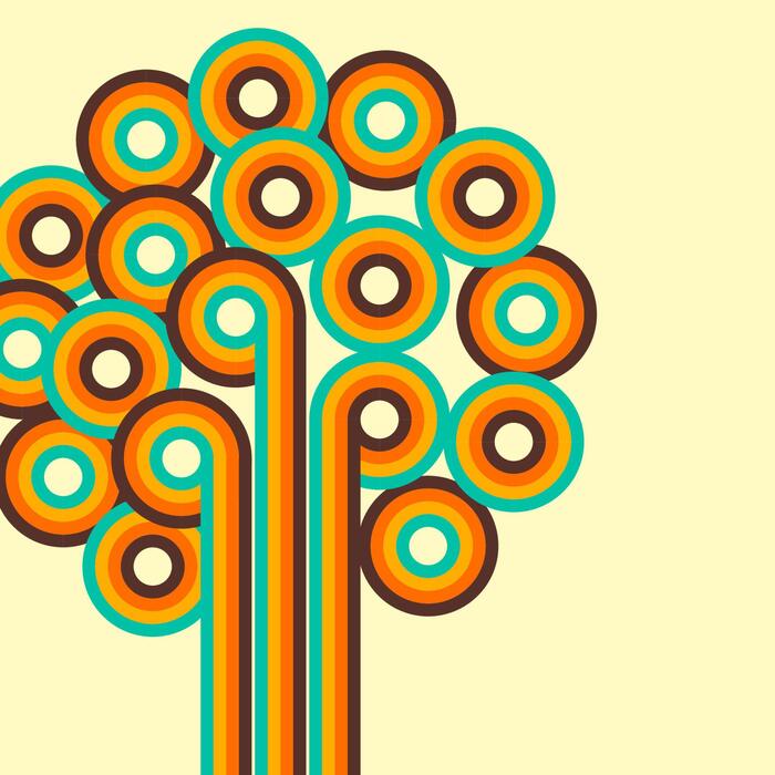 Retro Circles Vector Art, Icons, and Graphics for Free Download