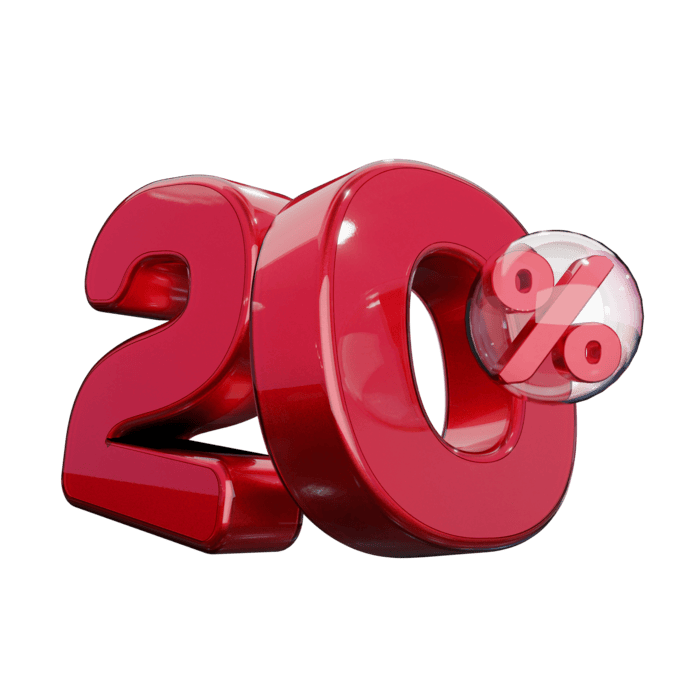 20 Percent Off PNGs for Free Download