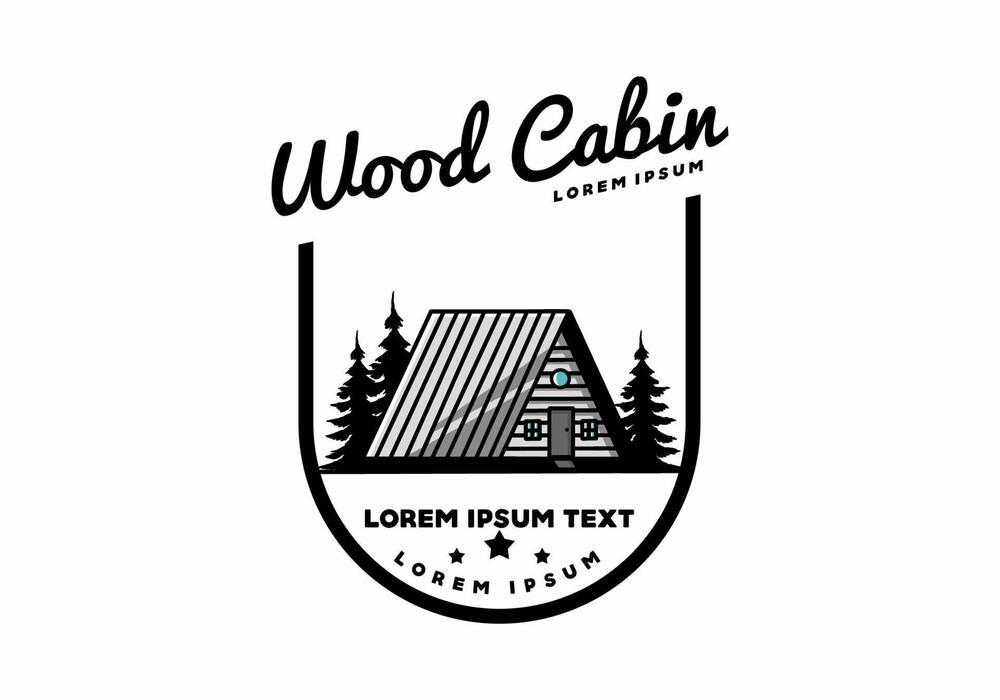 Wooden Cabin Vector Art, Icons, and Graphics for Free Download