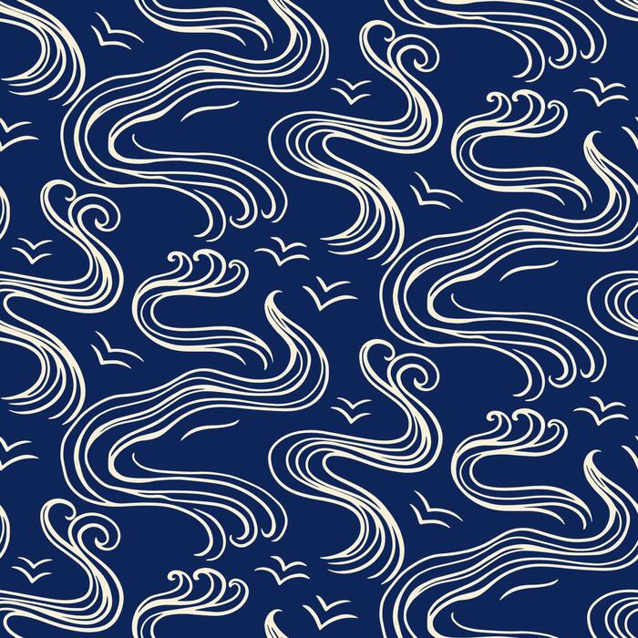 Ocean Wave Pattern Vector Art, Icons, and Graphics for Free Download