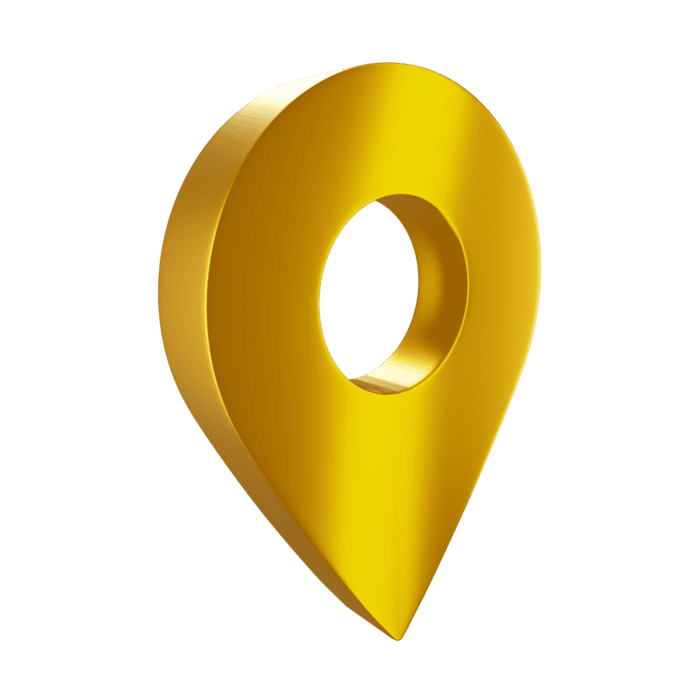 Golden Location Icon PNGs for Free Download