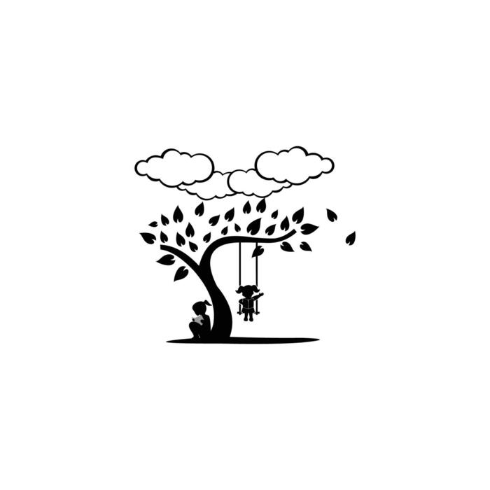Boy Climbing Tree Vector Art, Icons, and Graphics for Free Download