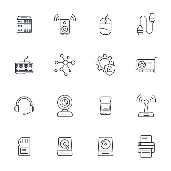 Computer Icon Pack Vector Art, Icons, and Graphics for Free Download