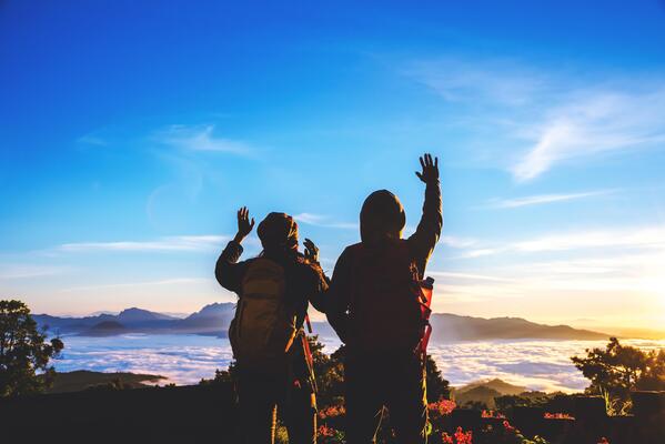 Worship On Top Of Mountain Stock Photos, Images and Backgrounds for Free Download