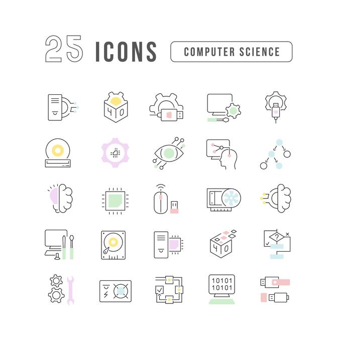 Computer Science Icon Vector Art, Icons, and Graphics for Free Download