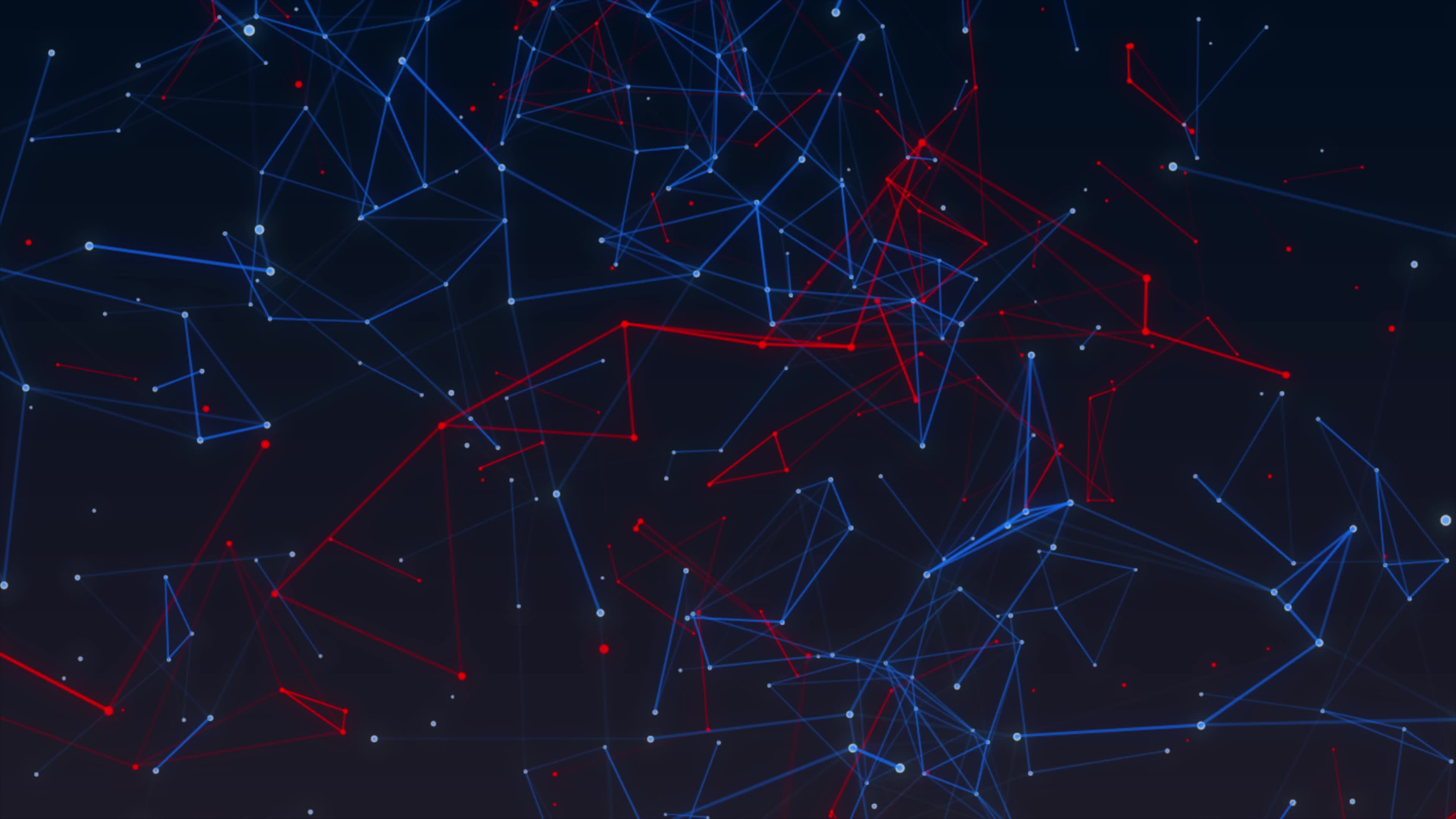 Arrière Plan Du Réseau Numérique Du Plexus Connexion Numérique Abstraite Points Et Lignes