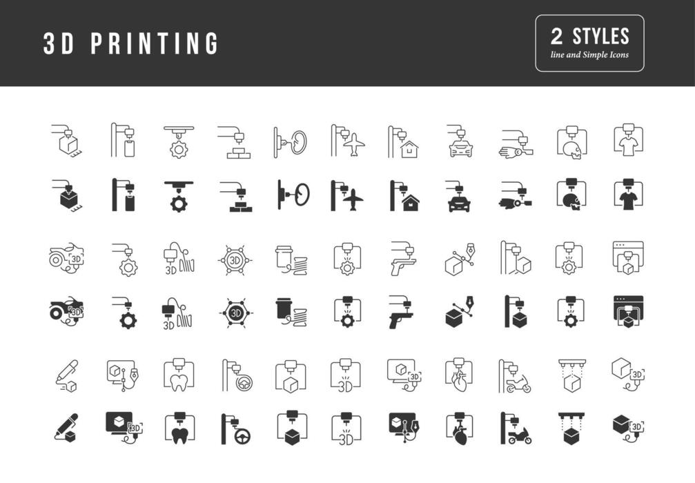 3d Printer Logo Vector Art, Icons, and Graphics for Free Download