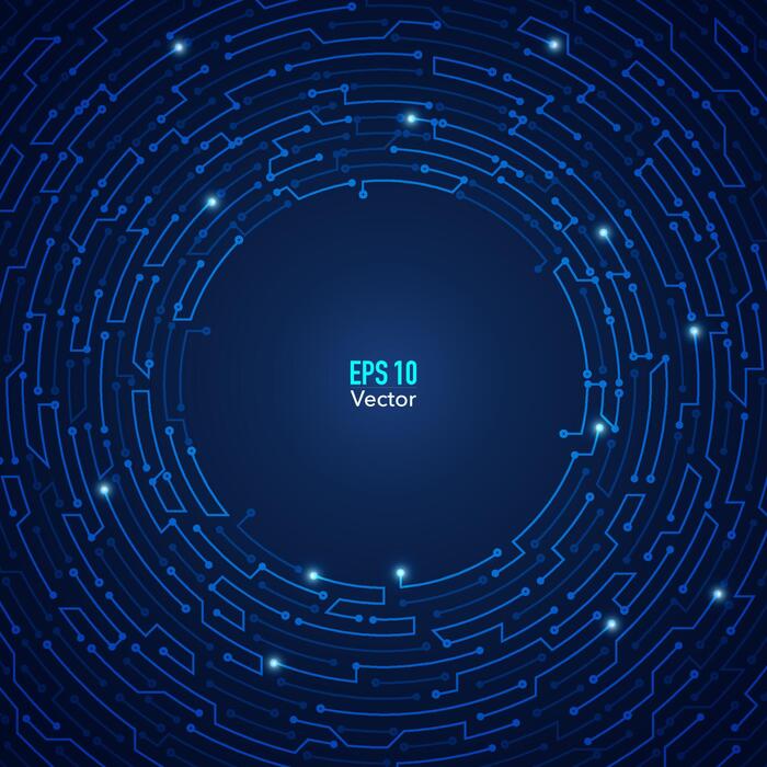 Electronic Circle Vector Art, Icons, and Graphics for Free Download