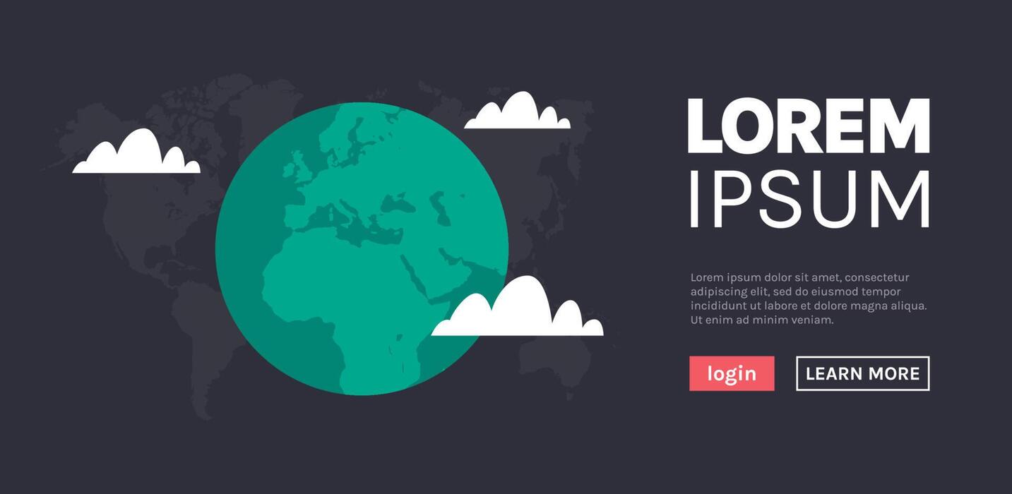 Flat World Map Vector Art, Icons, and Graphics for Free Download